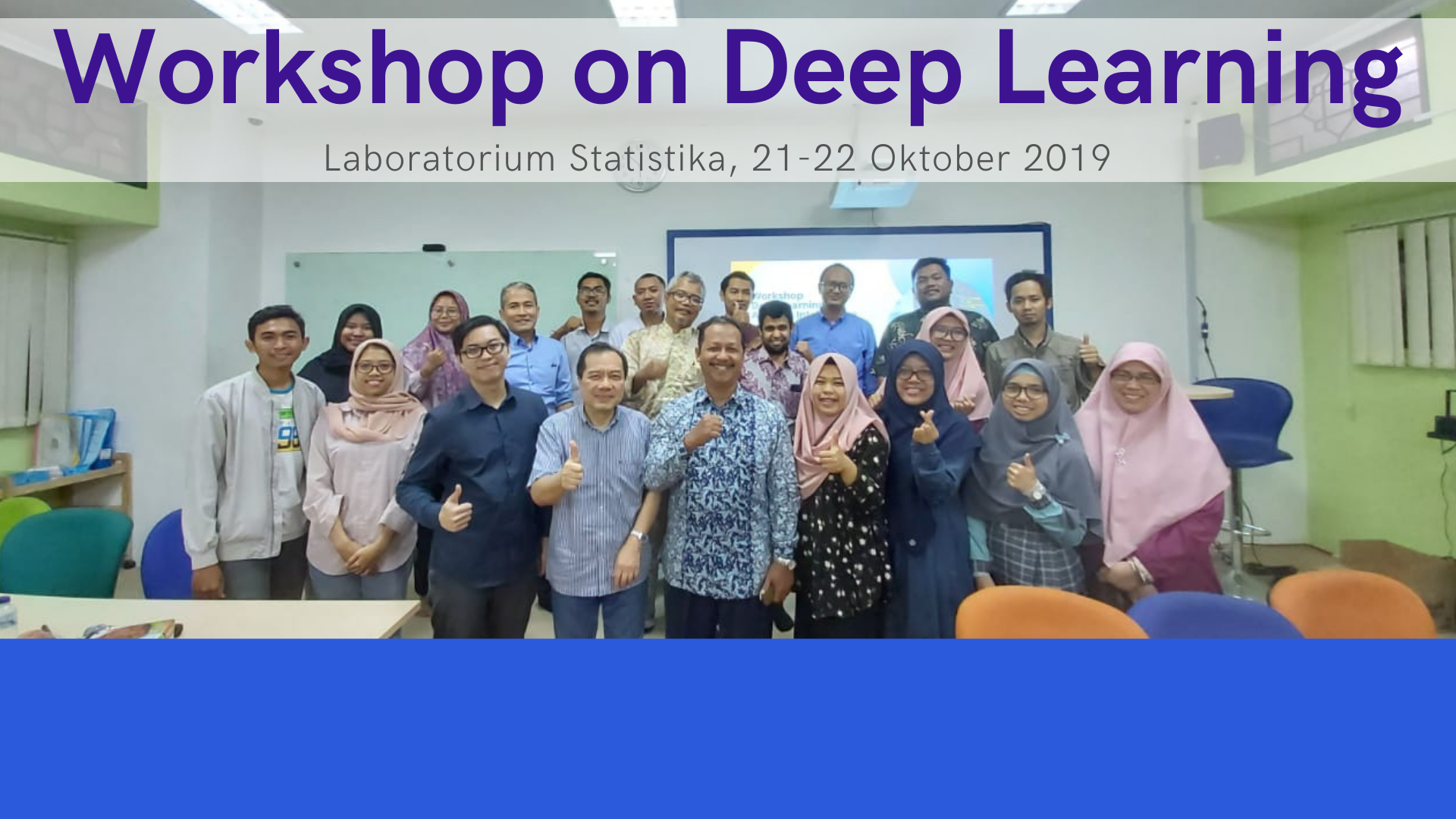 Workshop Deep Learning(1) - Statistika Fakultas MIPA UII