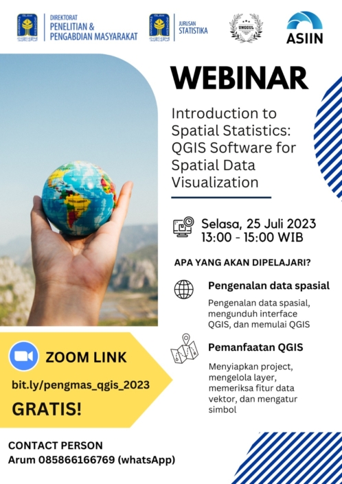 WEBINAR “Introduction to Spatial Statistika for QGIS Software for Spatial Data Visualization ...