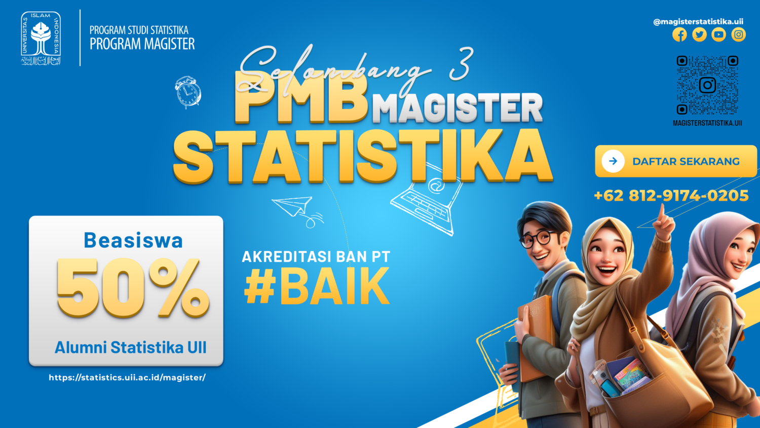 Penerimaan Mahasiswa Baru Program Magister Periode Semester Genap TA 2023/2024 Gelombang ke 3 ...